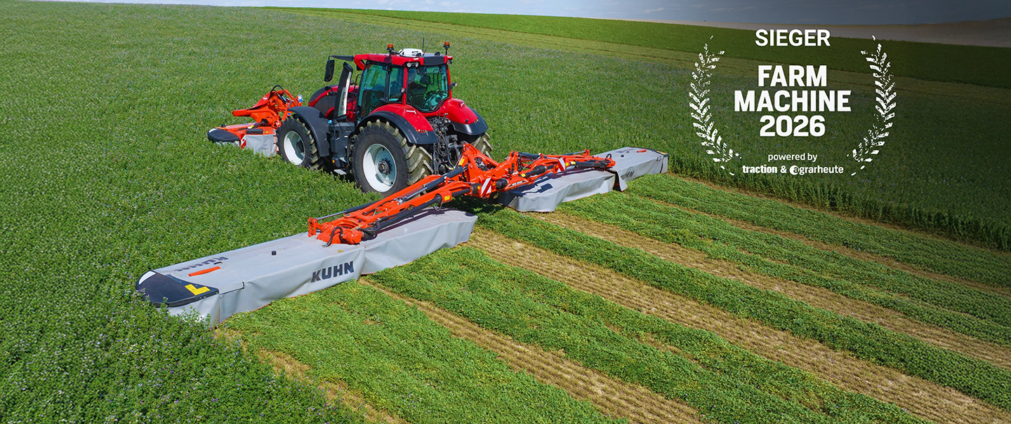 KUHN gewinnt mit dem GMD 15030 den FARM MACHINE AWARD 2026 | KUHN ...